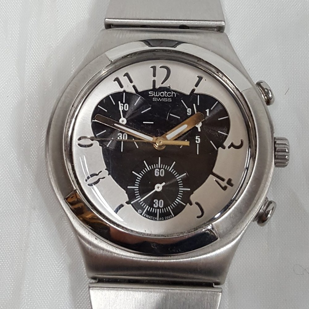 Swatch Irony V8 Quartz Chronograph Double Level Wrist… - Gem